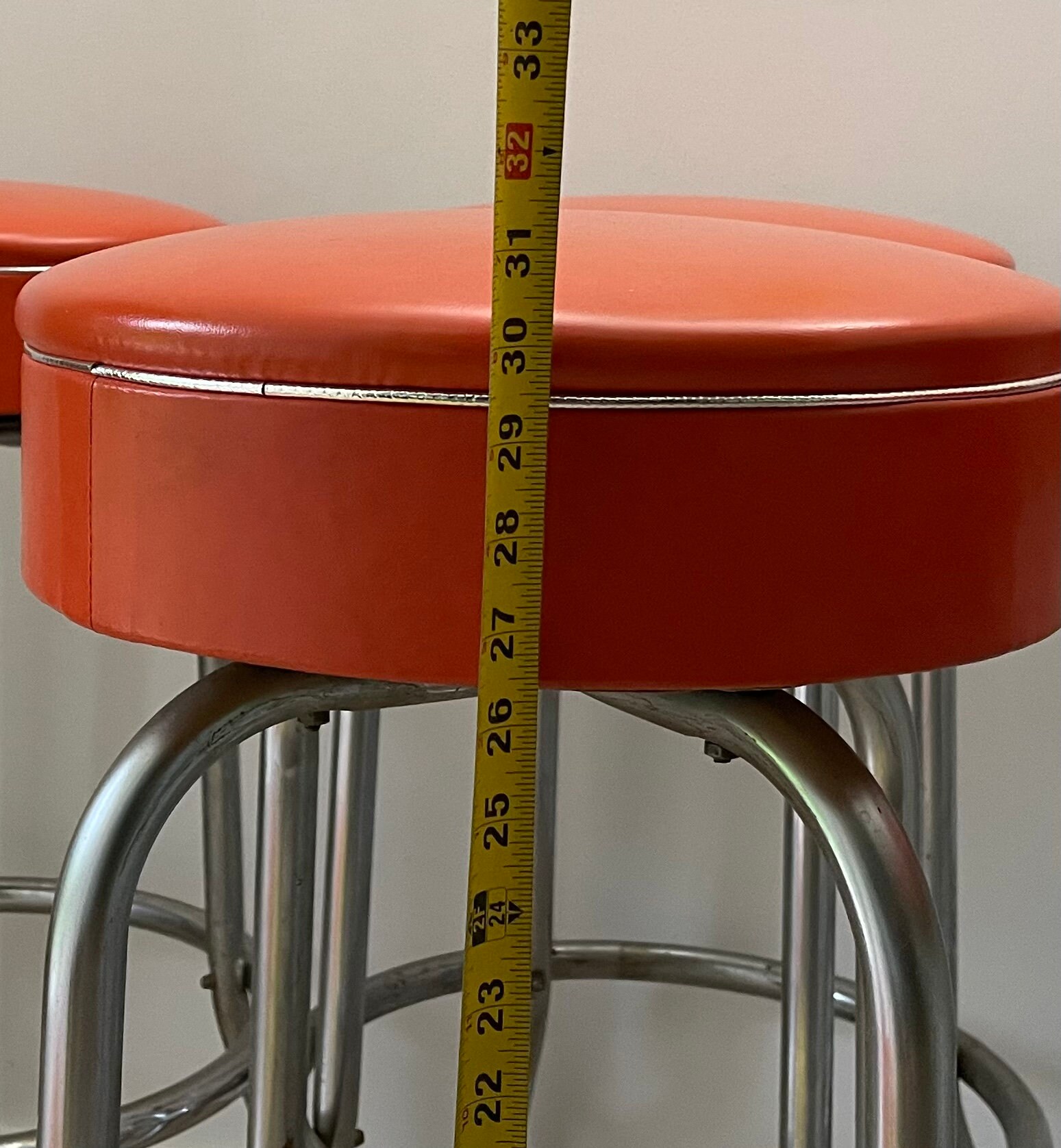 5 Vintage MCM Mid Century Modern Swivel Bar Stool Stools Barstools ...