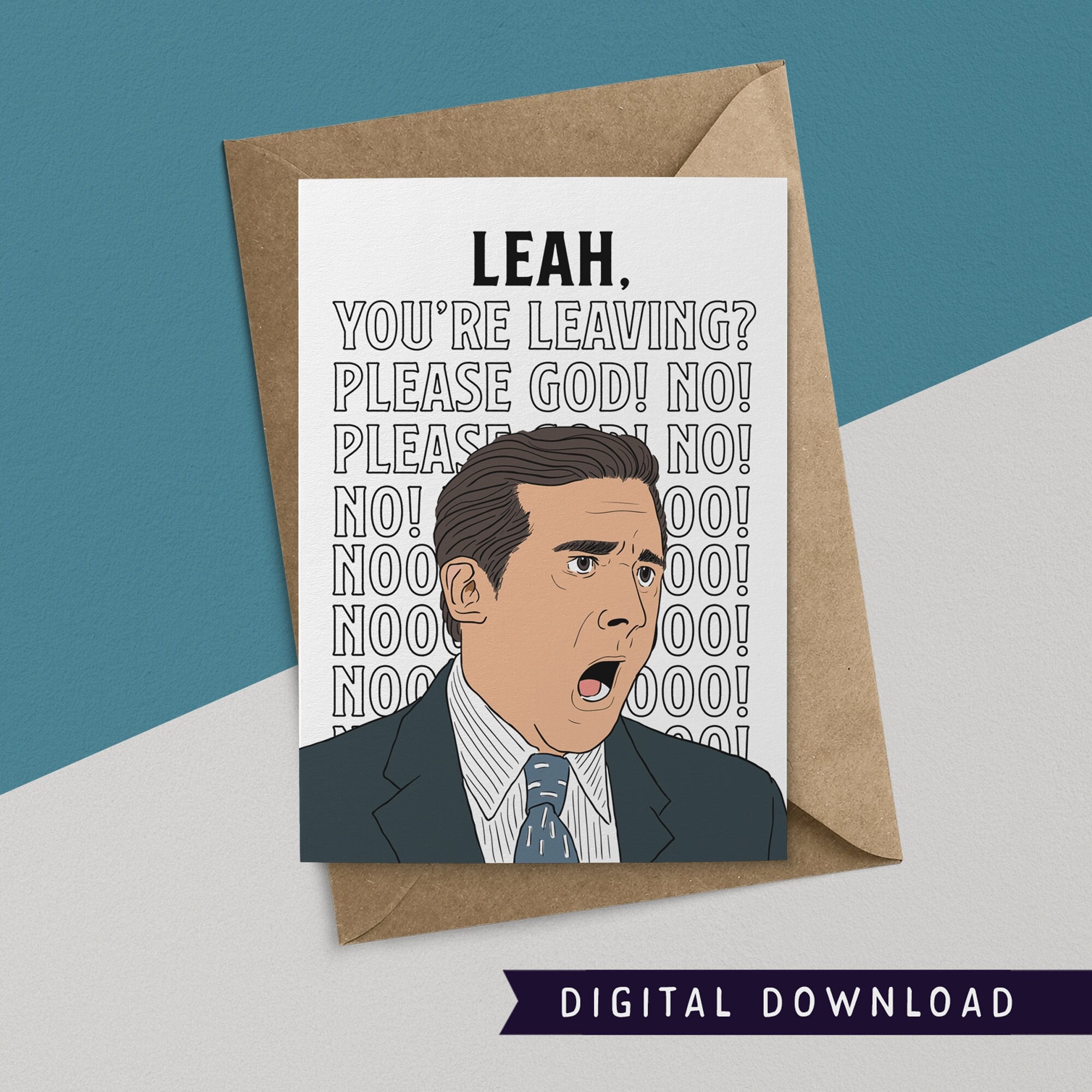 BUY 1 GET 1 FREE! Printable Goodbye – Instant Download – Michael Scott ...