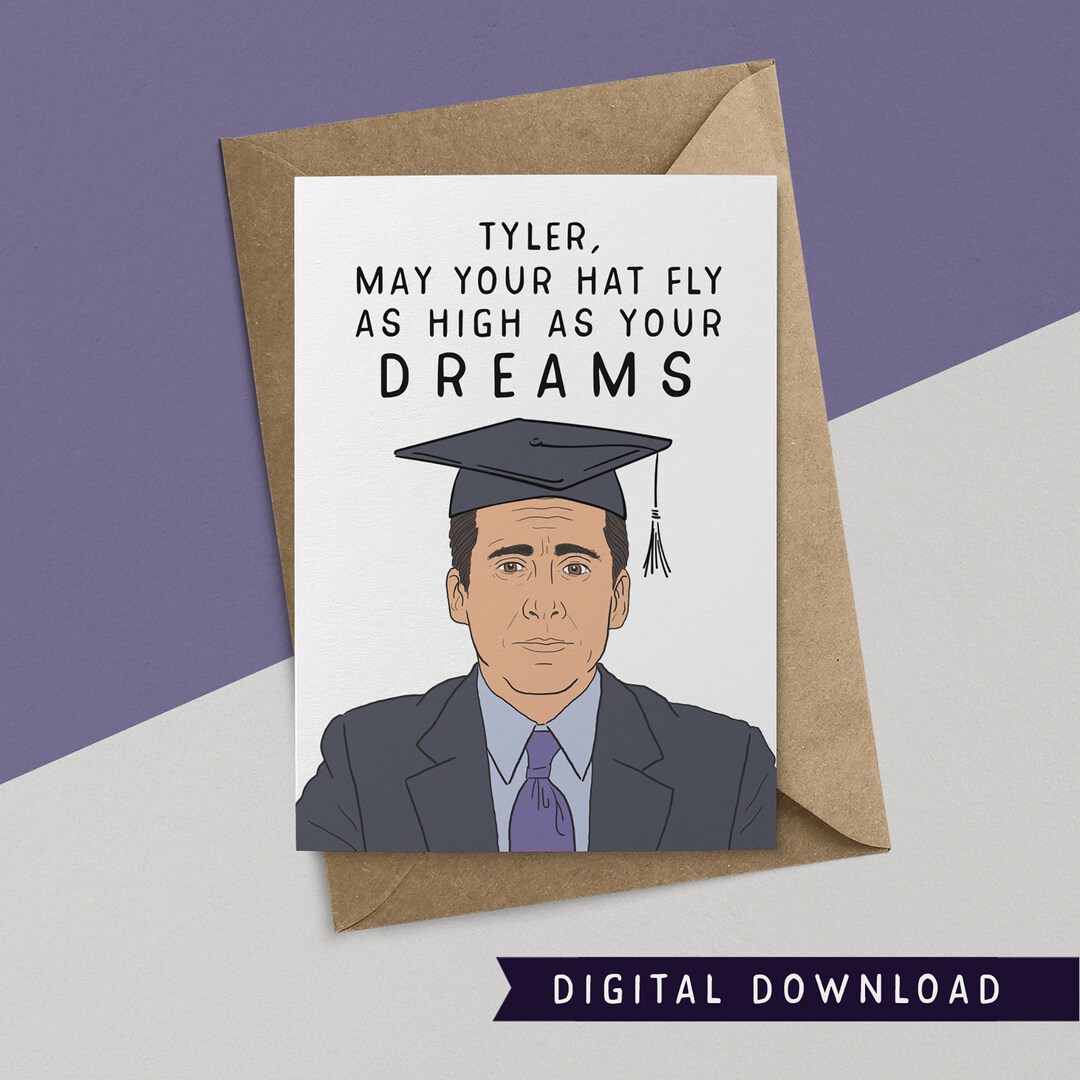 BUY 1 GET 1 FREE! Funny Graduation Card – Instant Download – Printable ...