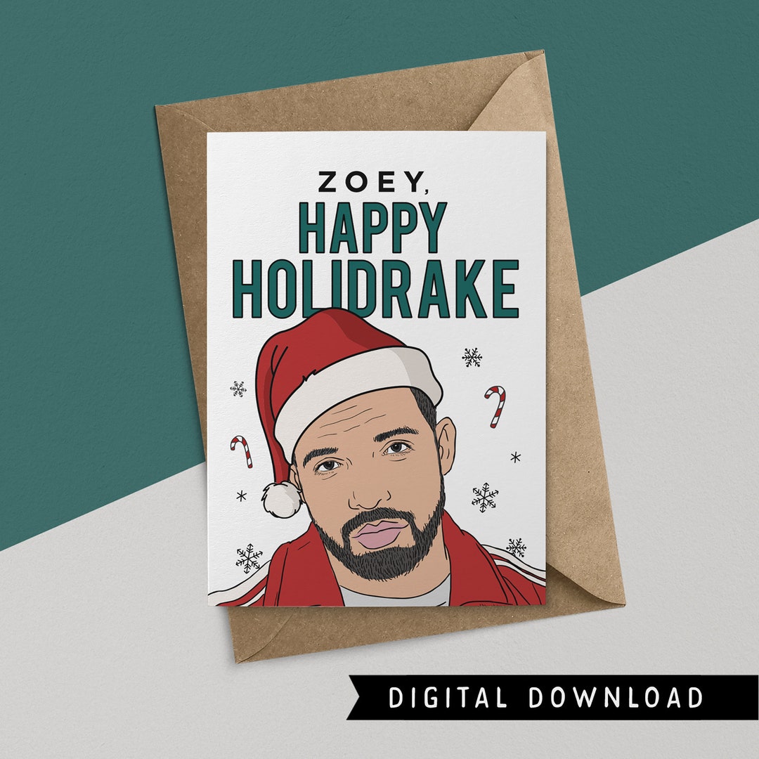 Funny Drake Christmas Card – Printable Holiday Card (digital Download ...