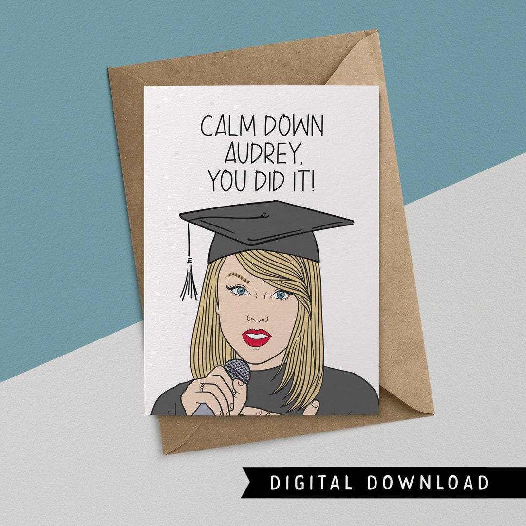 BUY 1 GET 1 FREE Funny Graduation Card Instant Download Printable Card ...