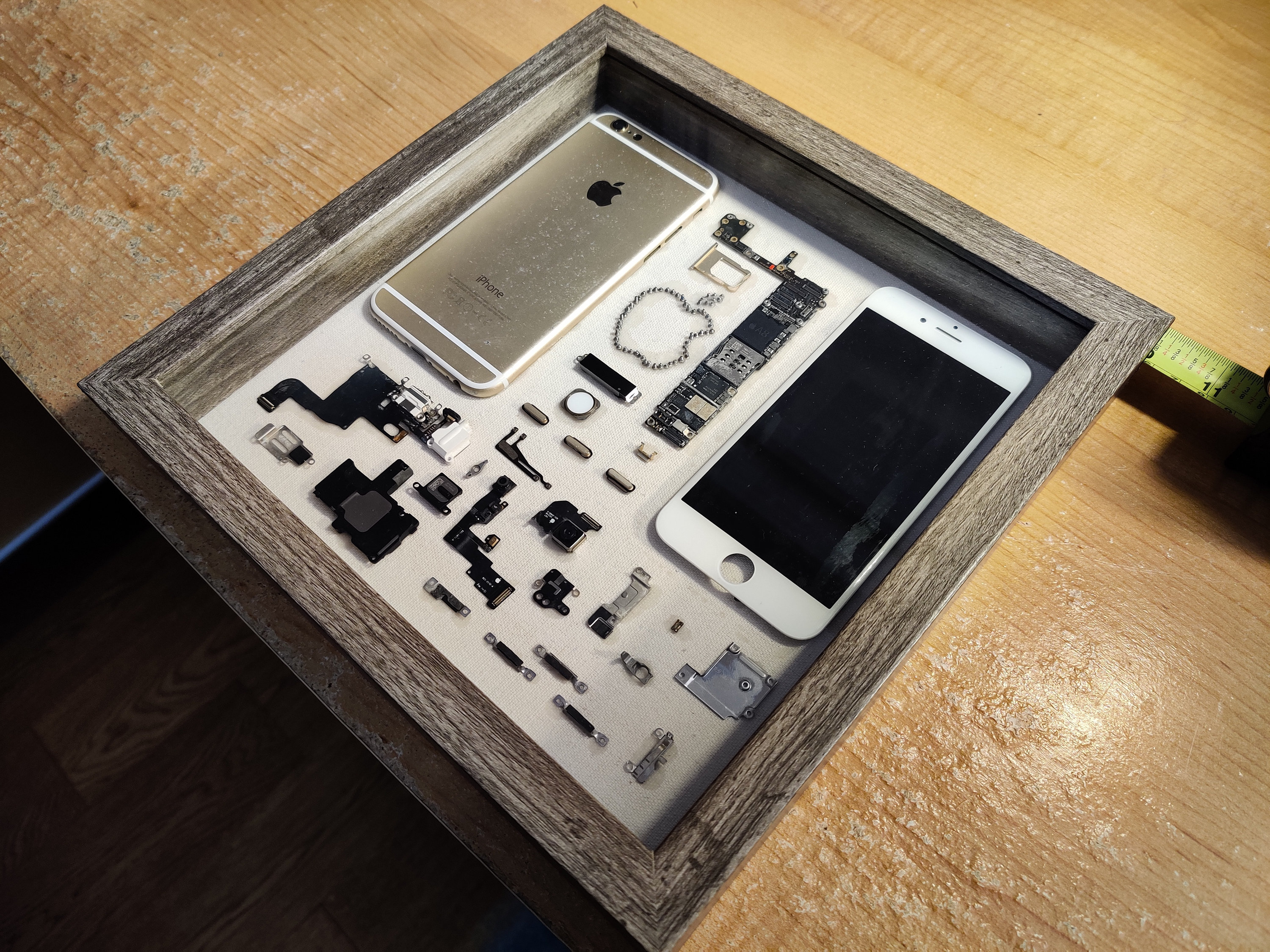 Disassembled iPhone 6 Art With Frame, Disassemble Art, Framed ...