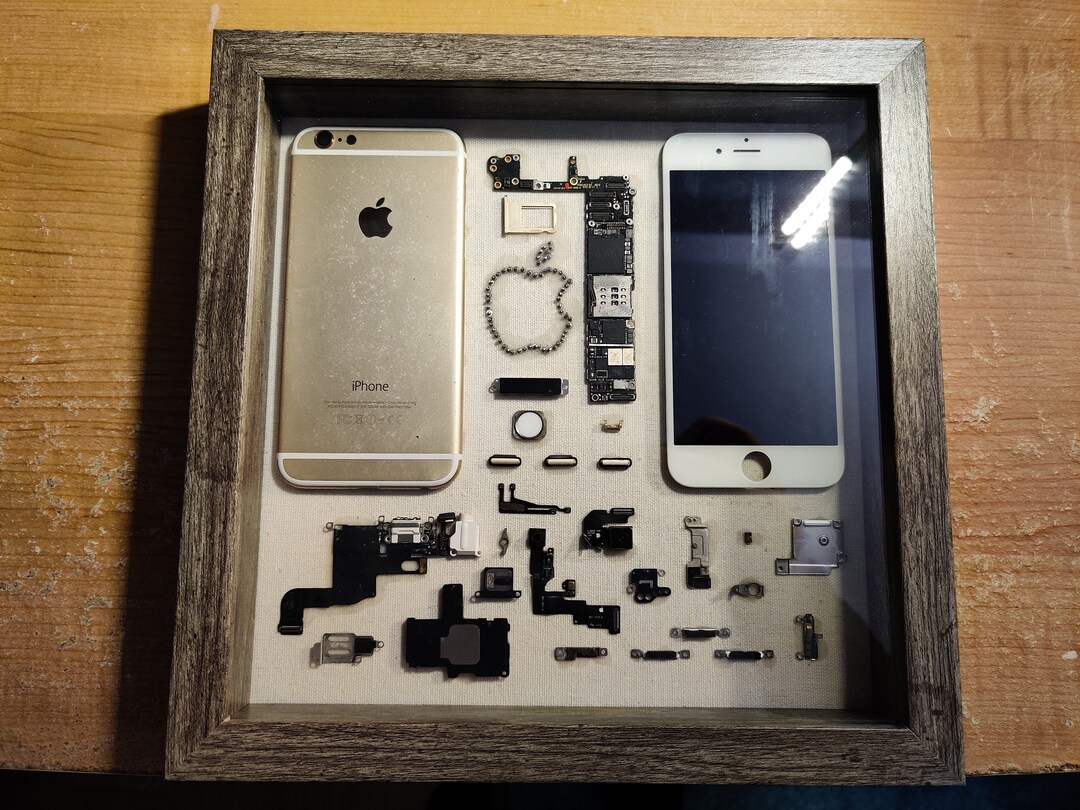 Disassembled iPhone 6 Art With Frame, Disassemble Art, Framed ...