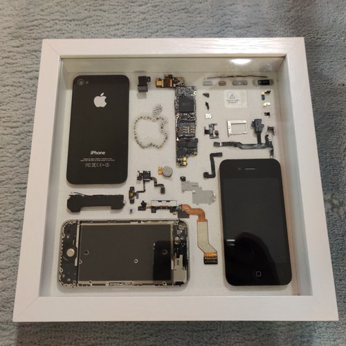 Disassembled Iphone Art With Frame Disassemble Art Frame - Etsy Singapore