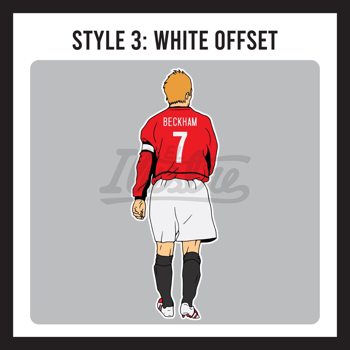 David Beckham Manchester United SVG Cutting File, EPS, PNG, Jpg, High ...