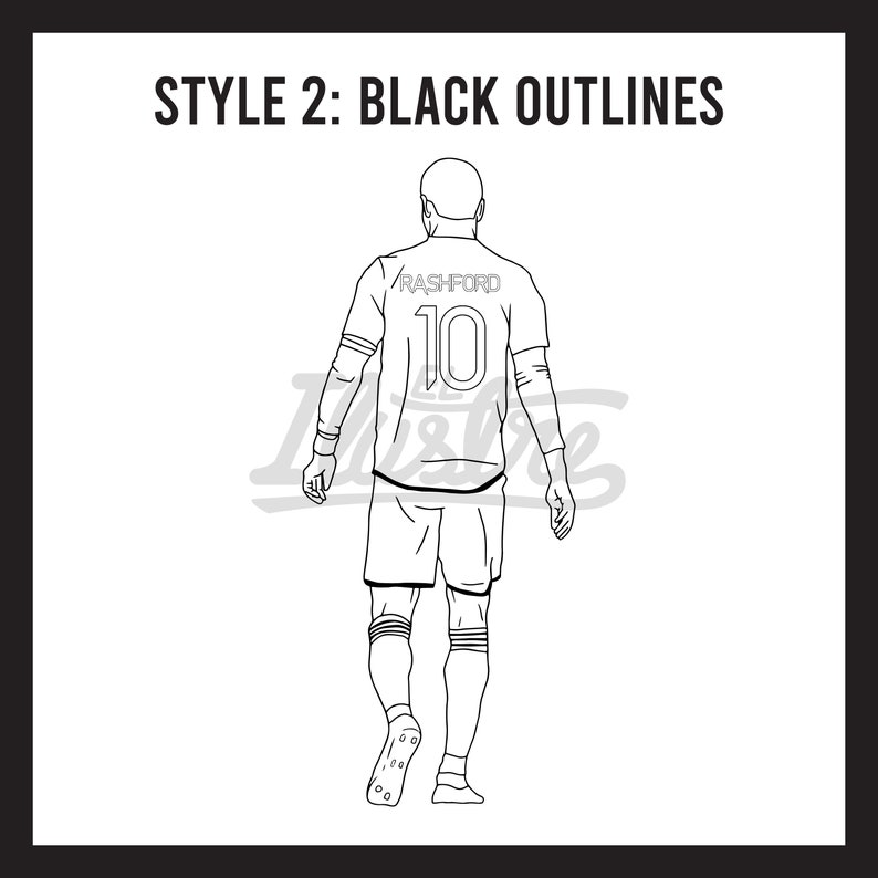 Marcus Rashford Manchester United SVG Cutting File, EPS, PNG, Jpg, High ...
