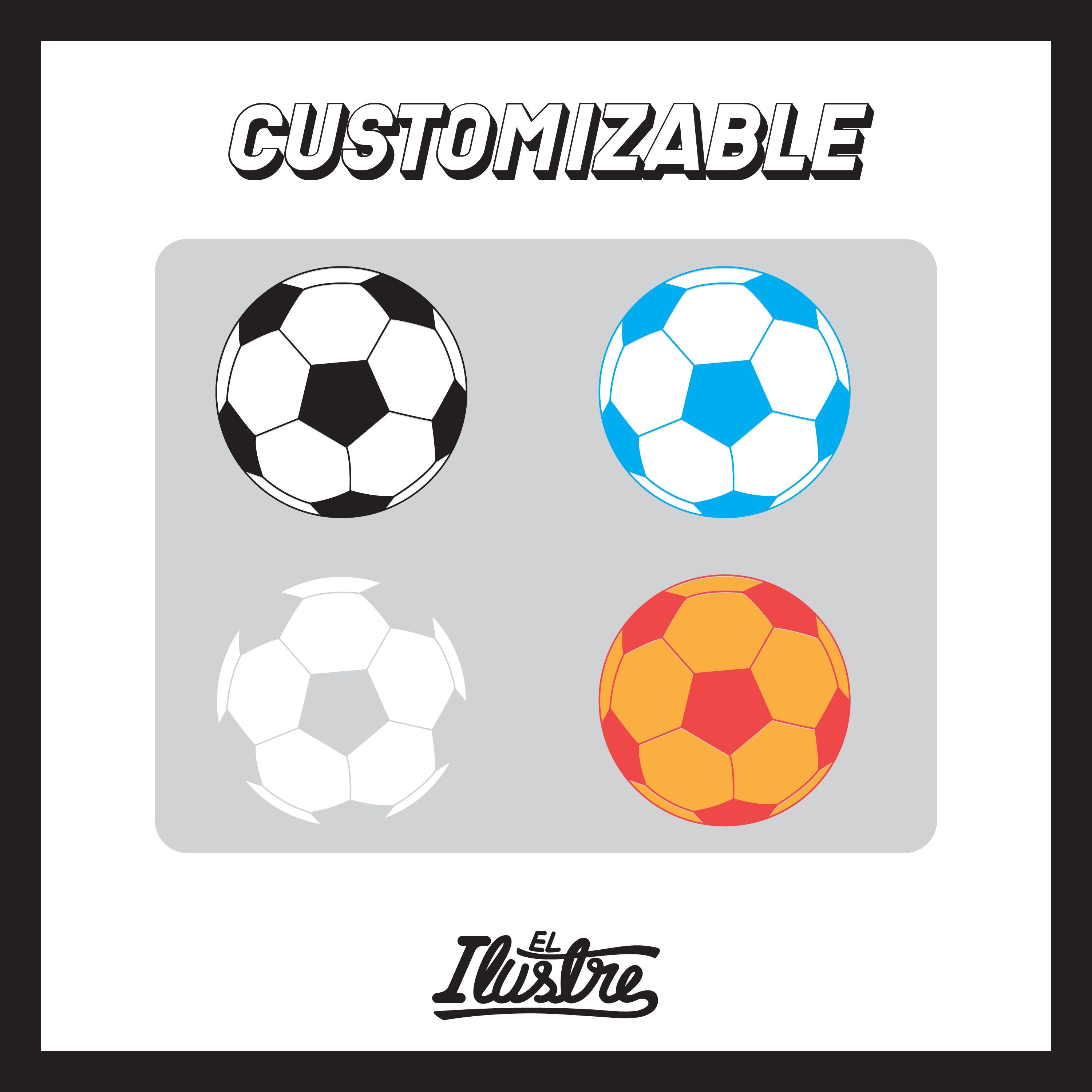 Soccer Ball SVG Cutting File, EPS, PNG, Jpg, Clipart, High Resolution ...