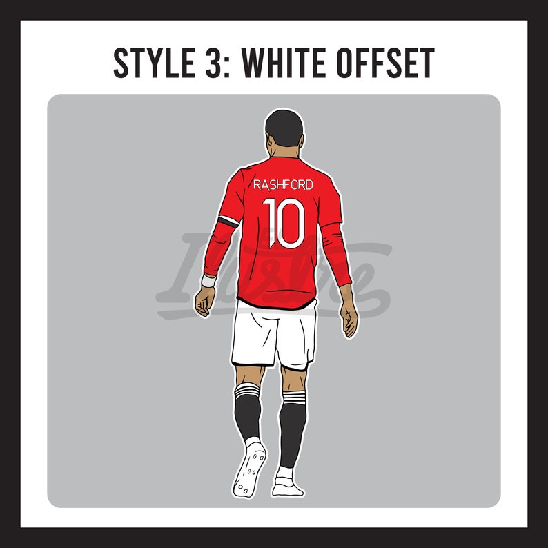 Marcus Rashford Manchester United SVG Cutting File, EPS, PNG, Jpg, High ...