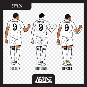 Mbappe Svg File, Soccer Player SVG File, EPS, PNG, Jpg, Clipart, High ...