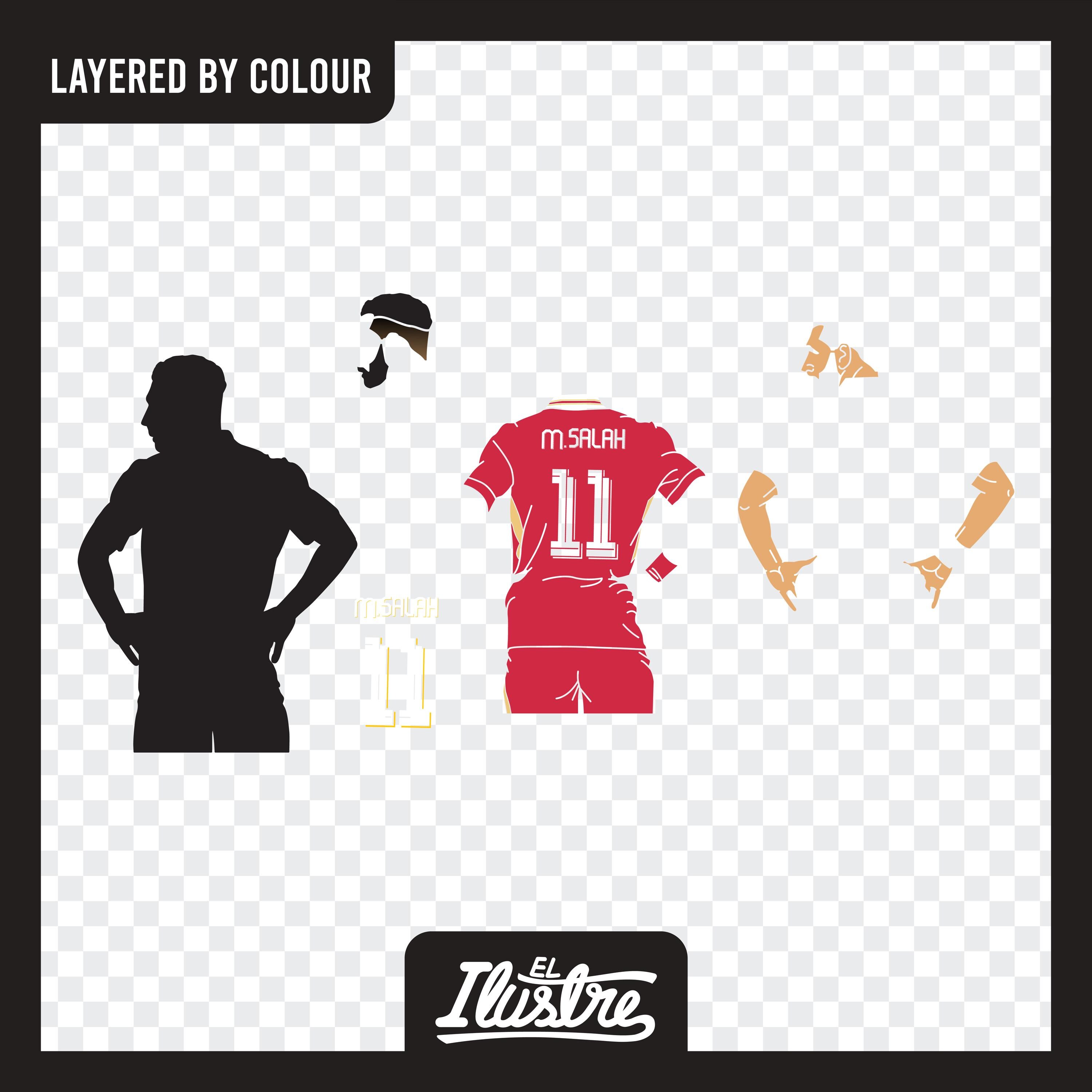 Mo Salah SVG, Soccer Svg File, Soccer Player, Liverpool Fc, EPS, PNG ...
