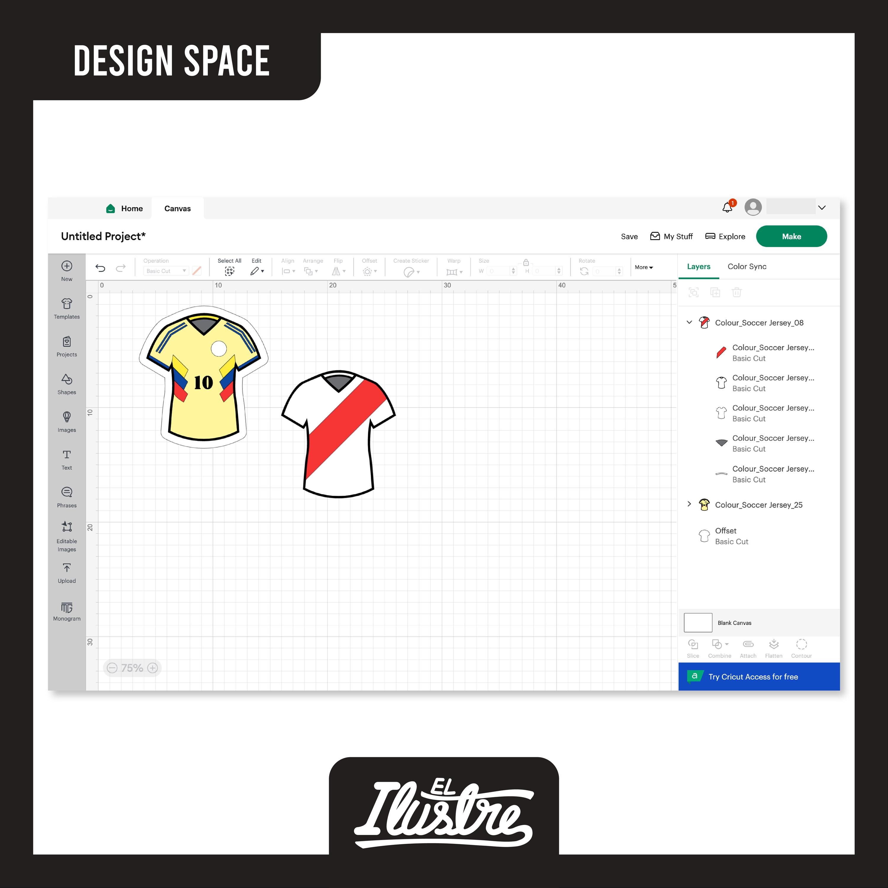 Customizable Soccer Jersey SVG Bundle | 25 Jersey Designs for ...