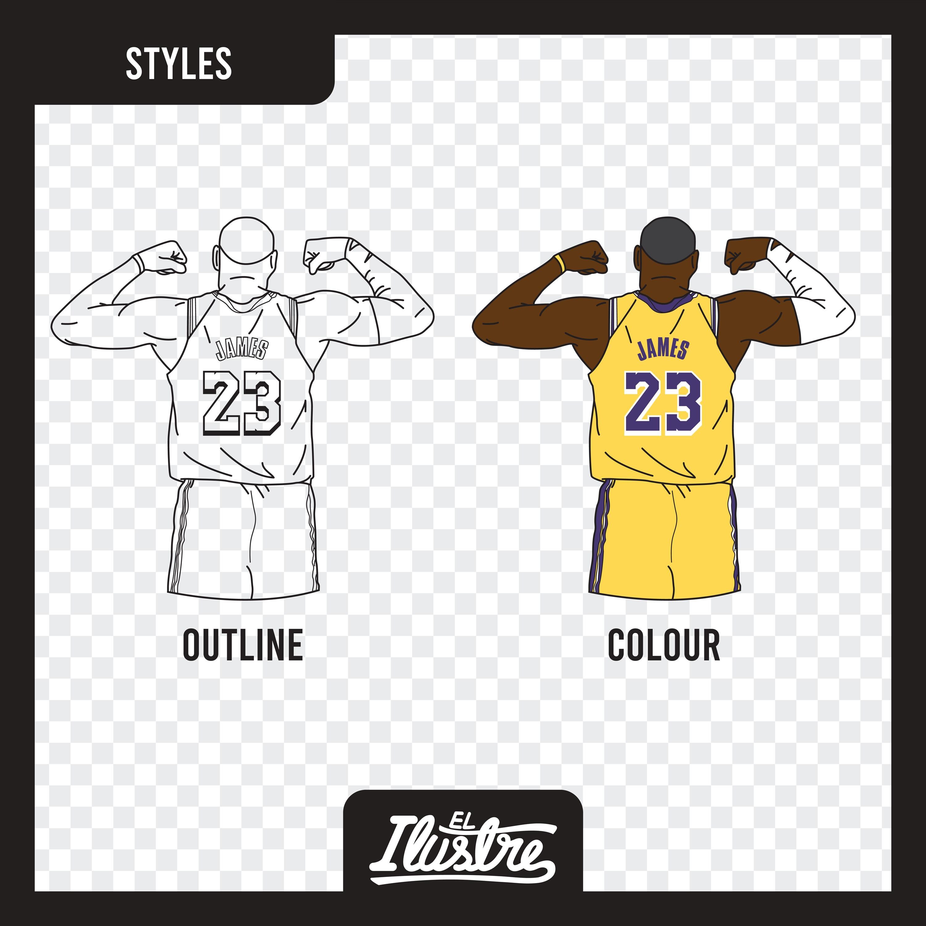 Lebron James Svg, Basketball Player SVG File, EPS, PNG, Jpg, Clipart ...