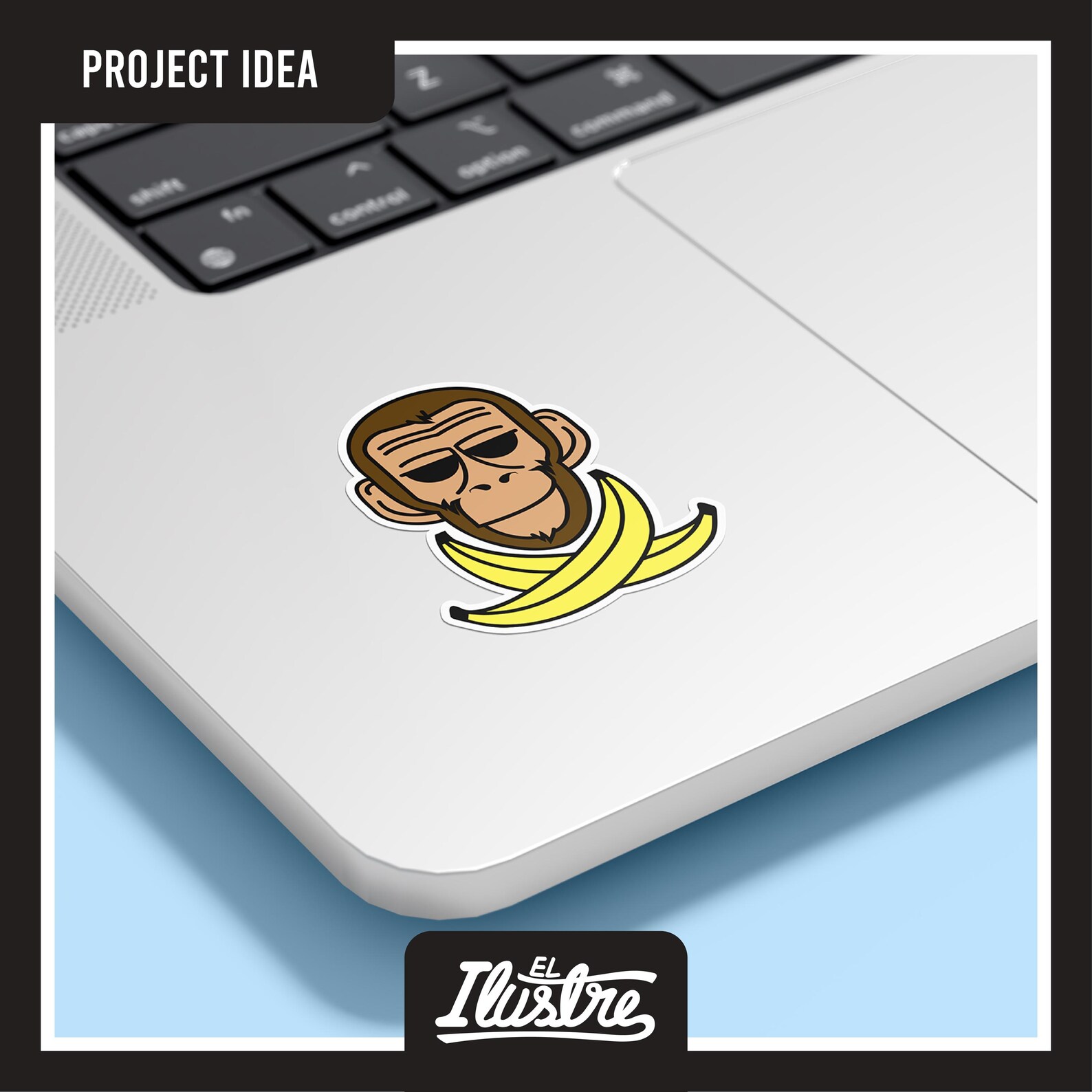 Cool Monkey Vector Illustration SVG, EPS, Png for Cricut Great for DIY ...
