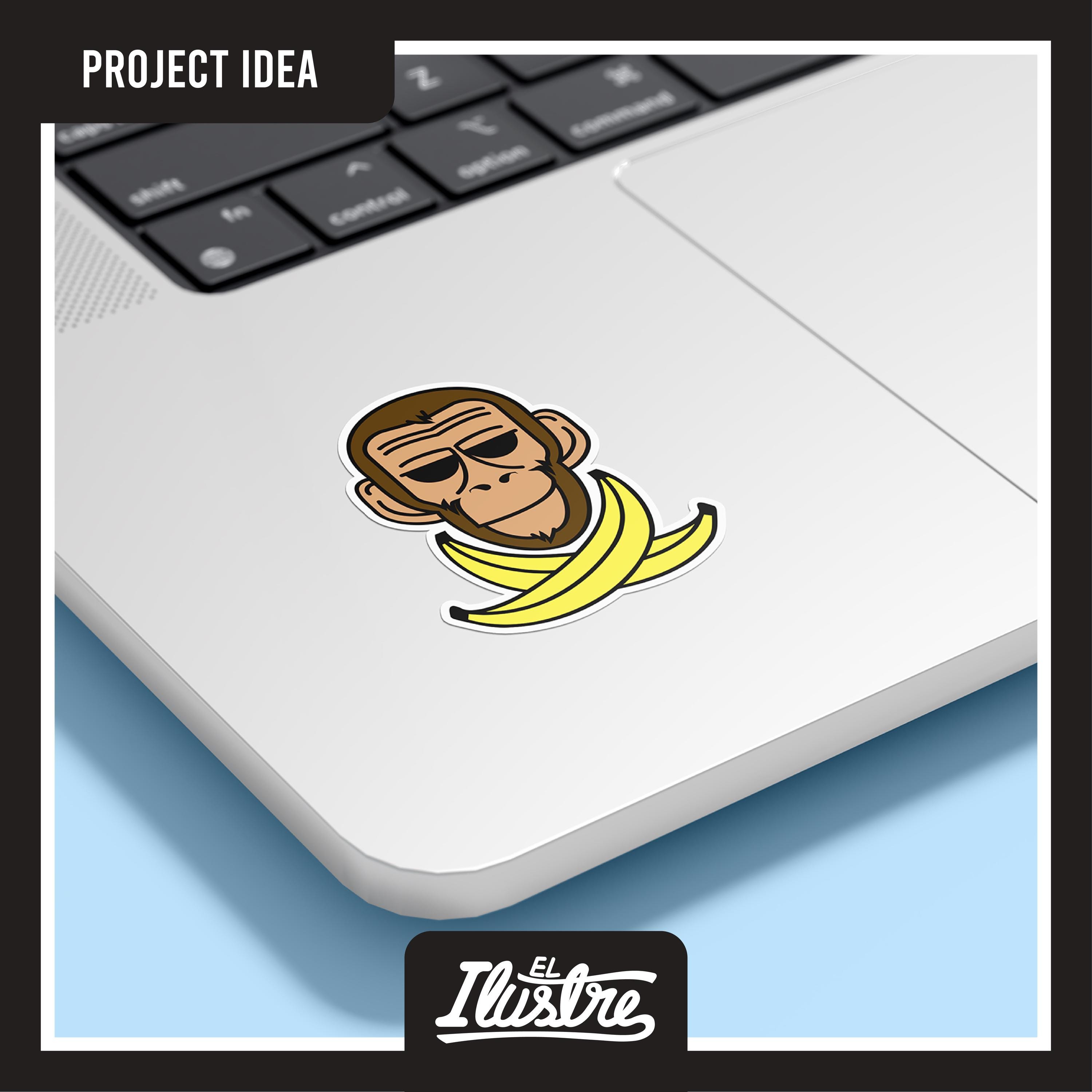 Cool Monkey Vector Illustration SVG, EPS, Png for Cricut Great for DIY ...