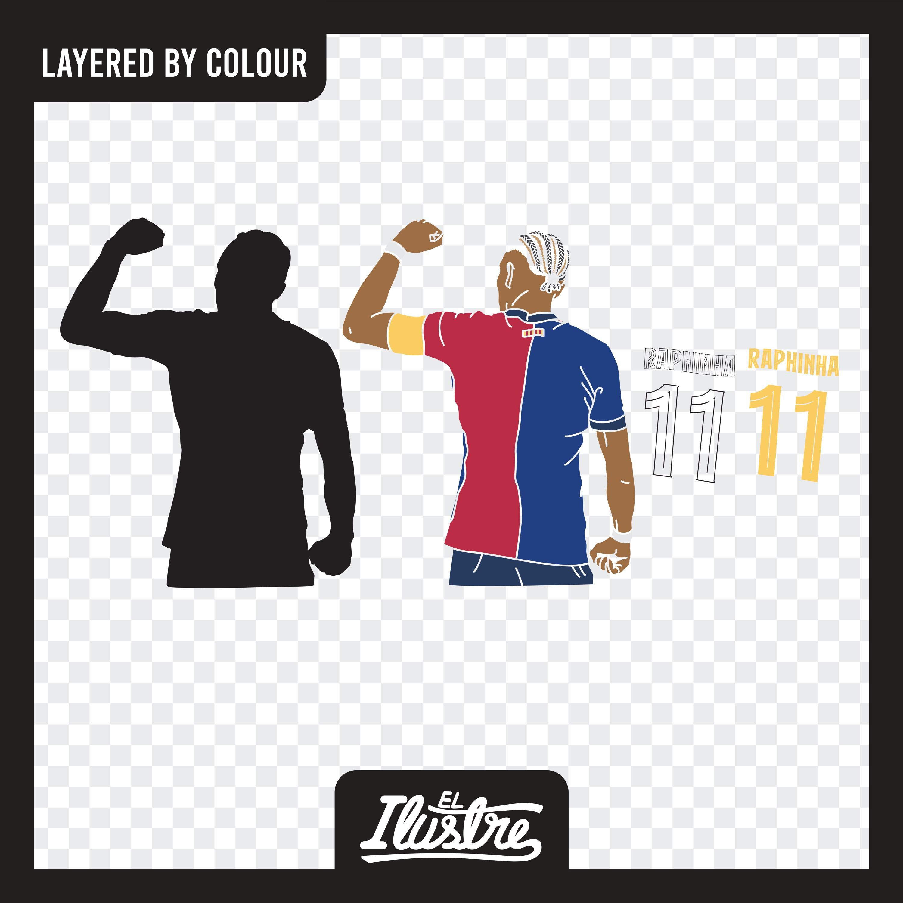 Raphinha Barcelona SVG File, Soccer Svg File, EPS, PNG, Jpg, Clipart ...