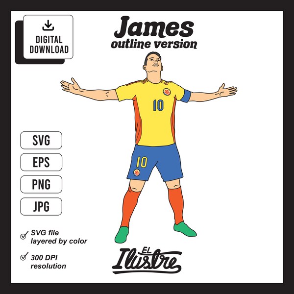 Colombia Soccer Png - Etsy