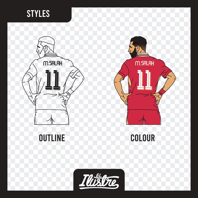 Mo Salah SVG, Soccer Svg File, Soccer Player, Liverpool Fc, EPS, PNG ...