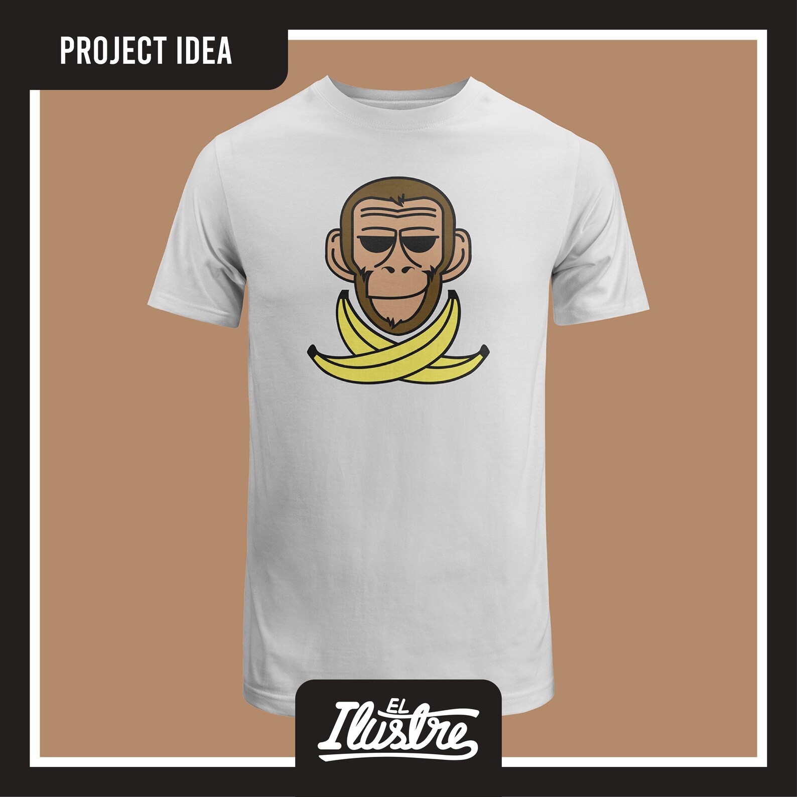 Cool Monkey Vector Illustration SVG, EPS, Png for Cricut Great for DIY ...