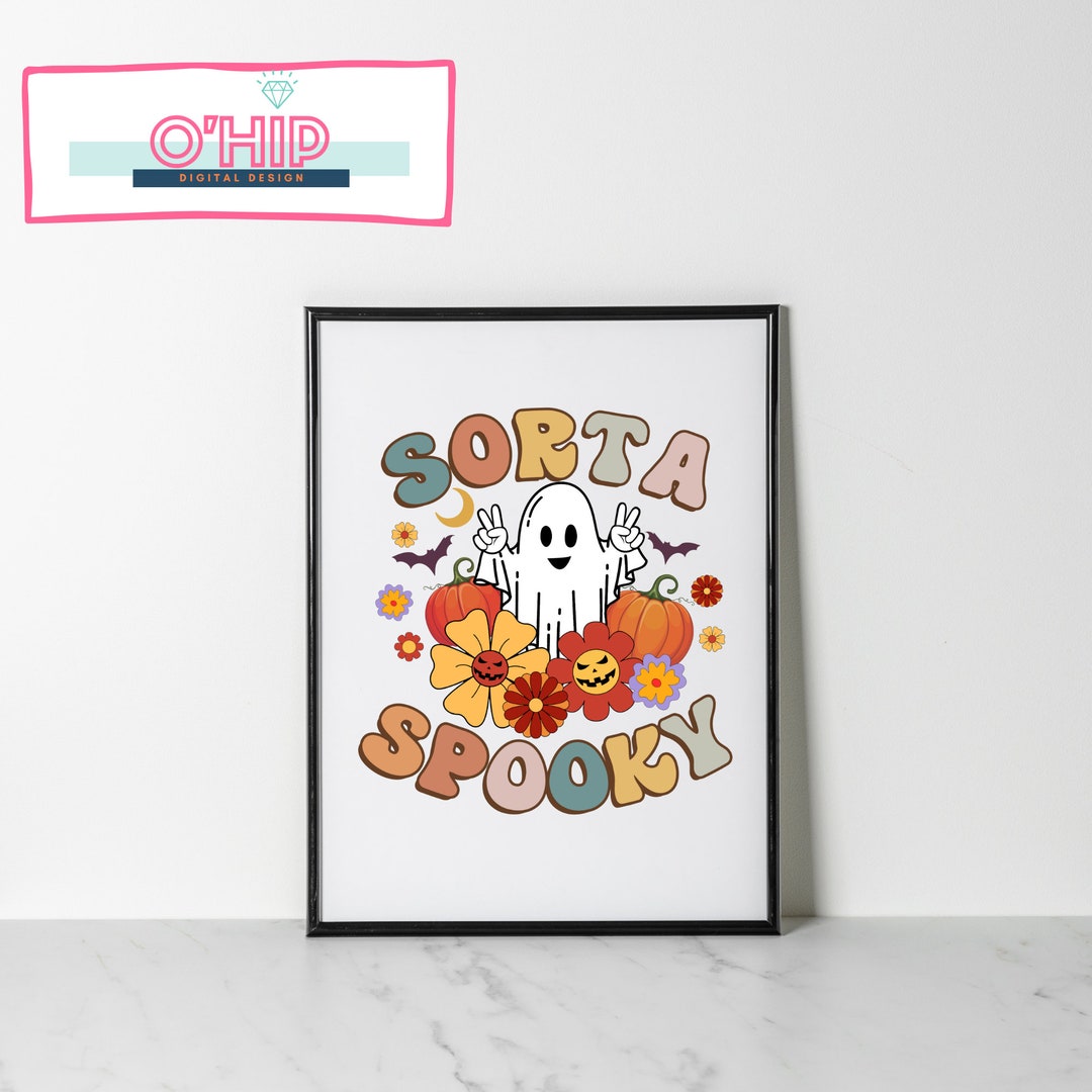 Sorta Spooky PNG ,sublimation Design, Halloween PNG, Halloween PNG ...