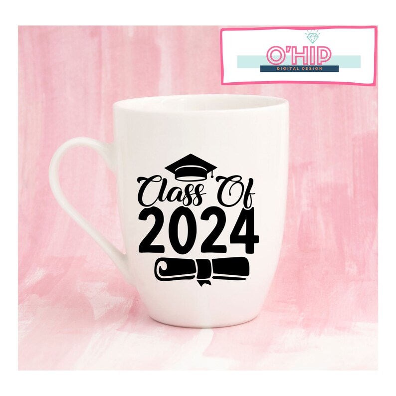 Graduation Cap SVG Class of 2024 - Congrats Senior College Grad DXF PNG ...