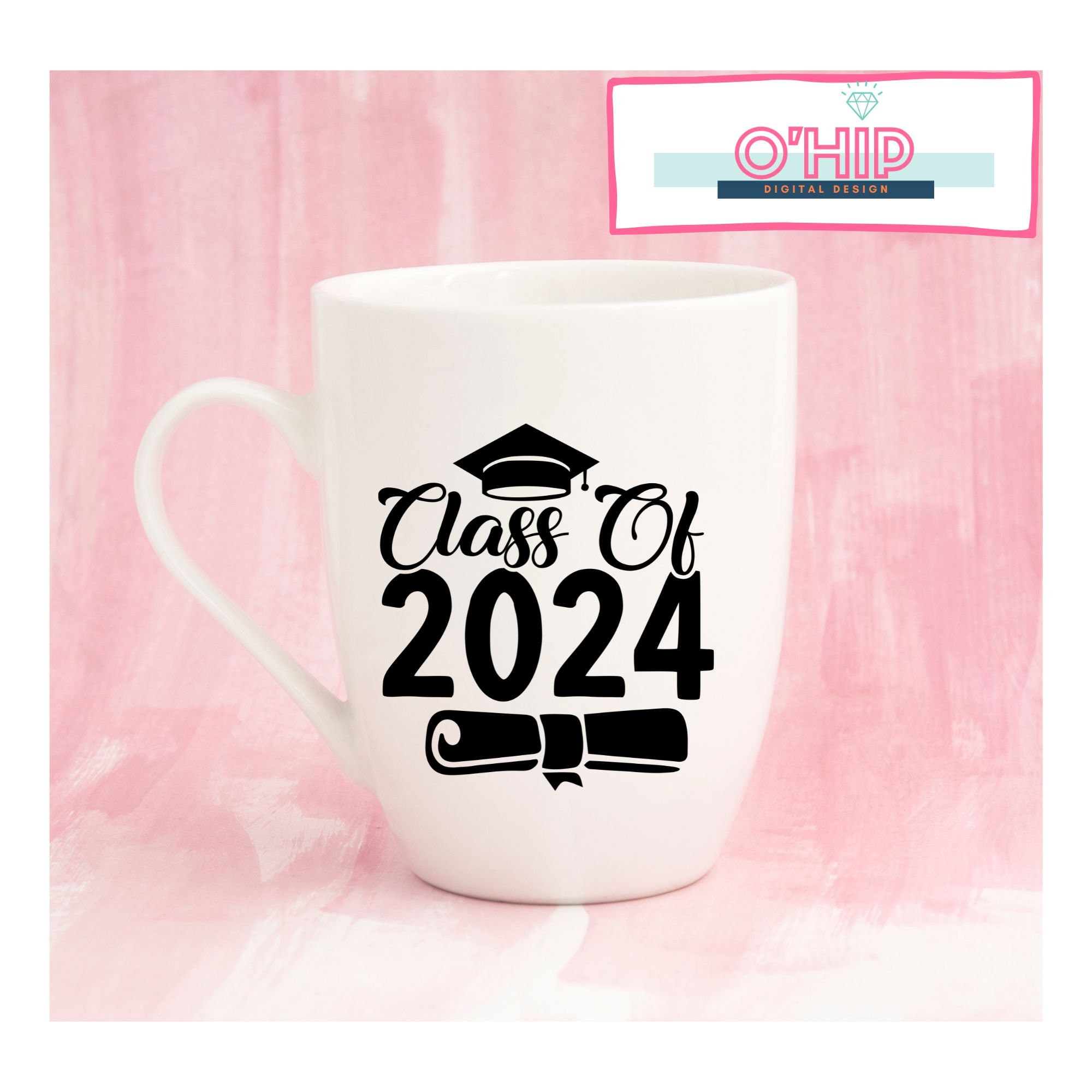 Graduation Cap SVG Class of 2024 - Congrats Senior College Grad DXF PNG ...