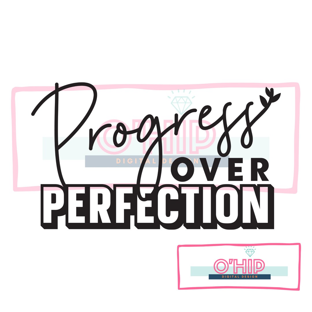 Progress Over Perfection Svg, Teacher Life Svg, Teacher Quotes Shirt ...