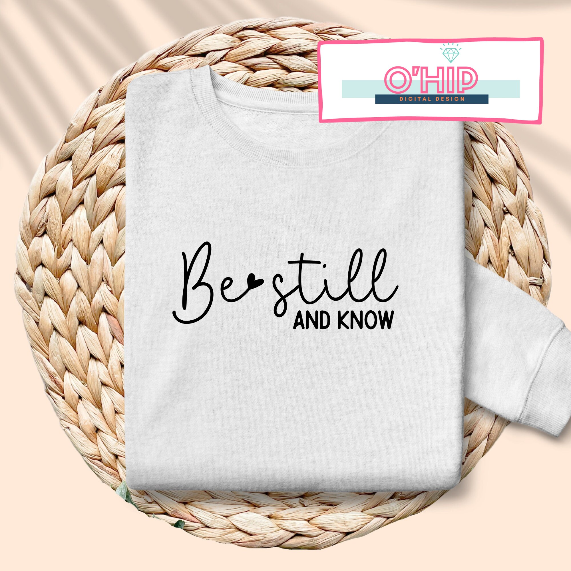 Be Still and Know SVG, Christian Svg, Religious Svg, Faith Svg, Jesus ...