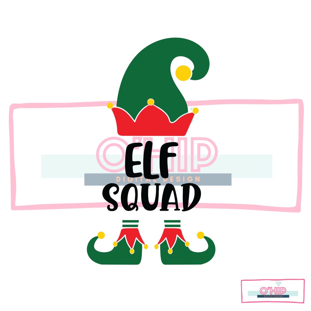 Elf Squad Svg, Christmas Elf Svg, Dxf, Eps, Png, Elf Crew Cut Files ...