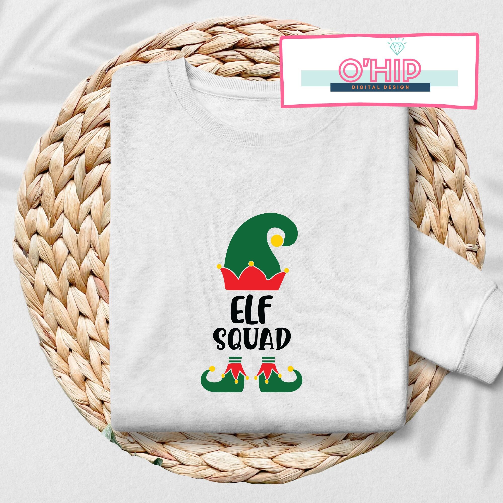 Elf Squad Svg, Christmas Elf Svg, Dxf, Eps, Png, Elf Crew Cut Files ...
