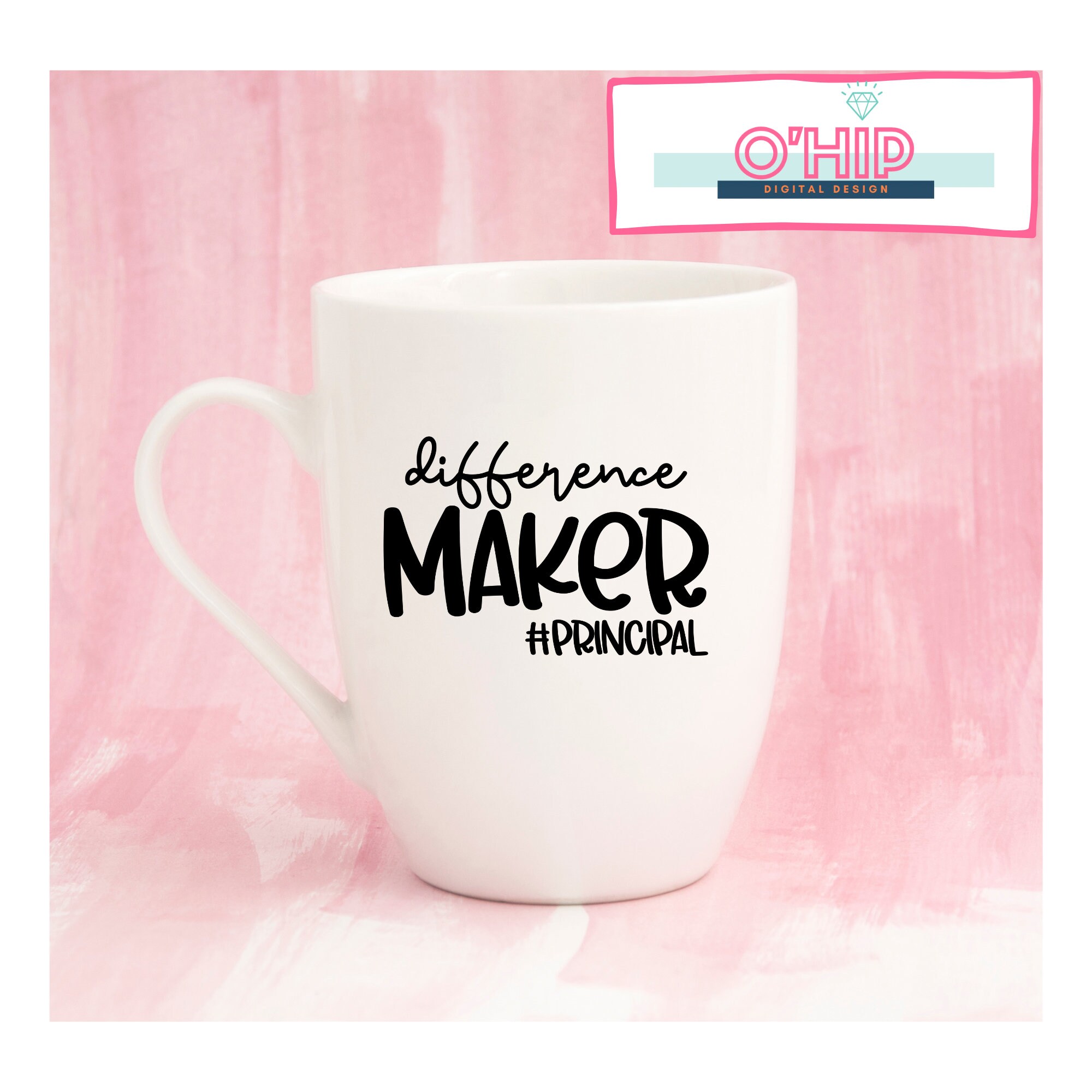 Difference Maker Principal SVG | Funny Teacher Appreciation, Back to ...