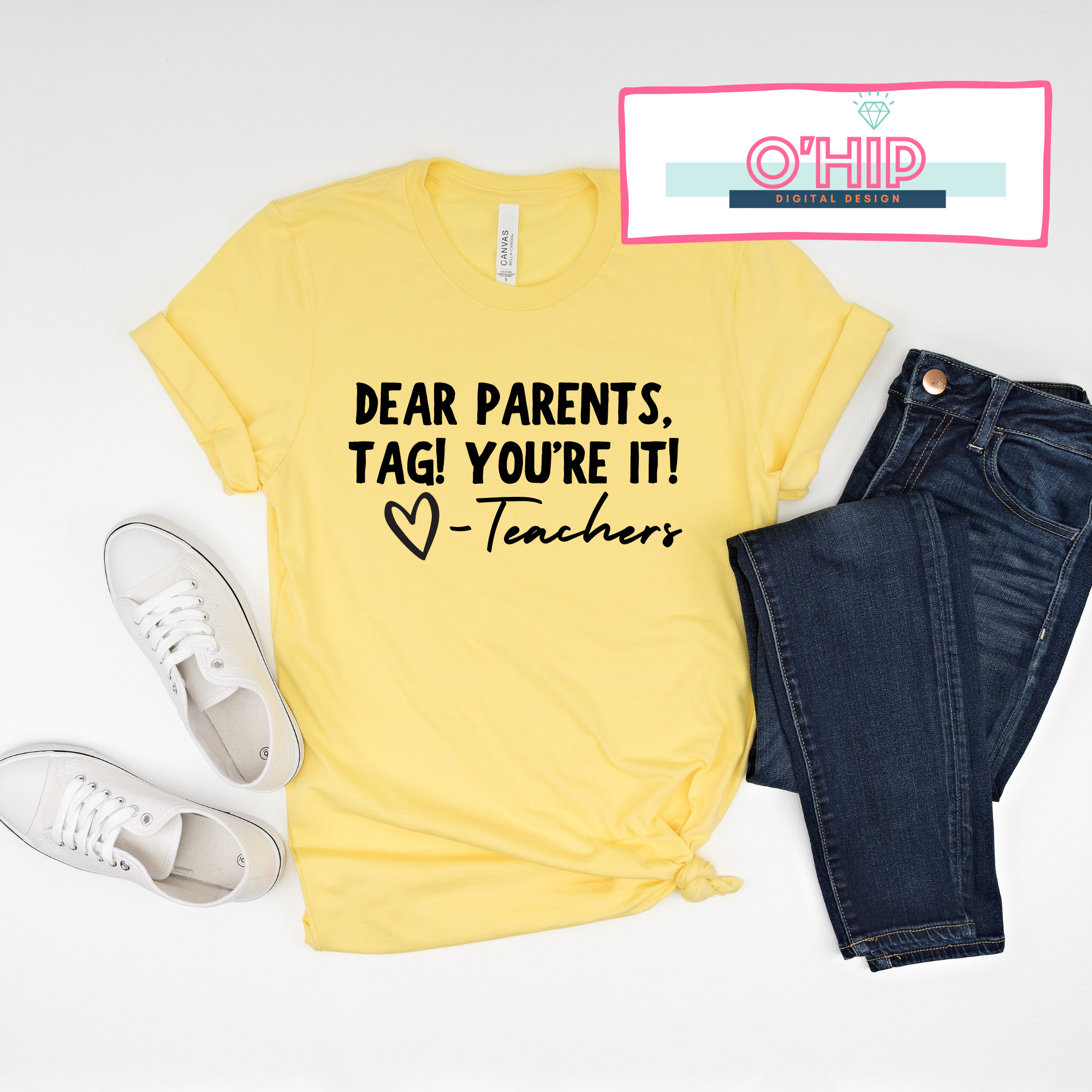 Hey Parents Tag You're It Love Teachers SVG PNG, Teacher Last Day of ...