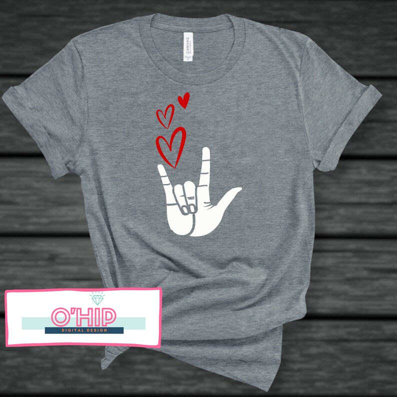 I Love You Hand Sign Svg, ASL, Sign Language Svg. Vector Cut File ...