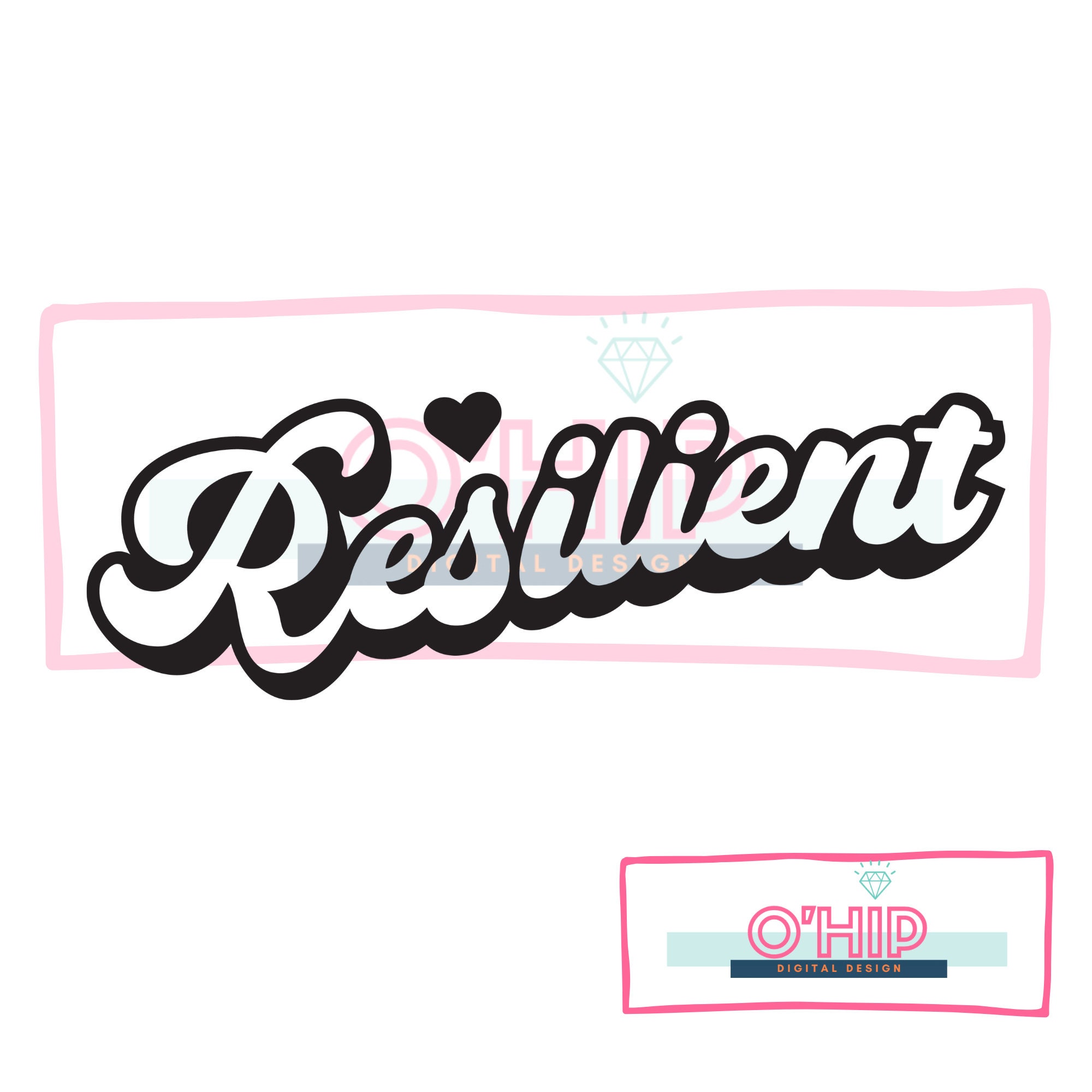 Resilient Svg, Inspirational Svg, Motivational Svg, Happiness Svg ...
