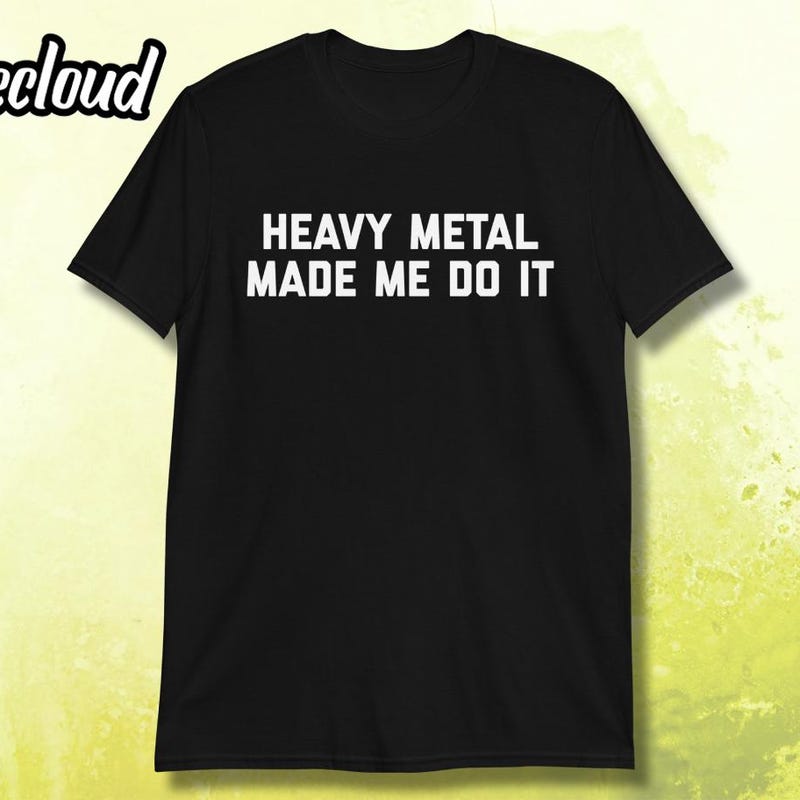 Heavy Metal Shirt - Etsy