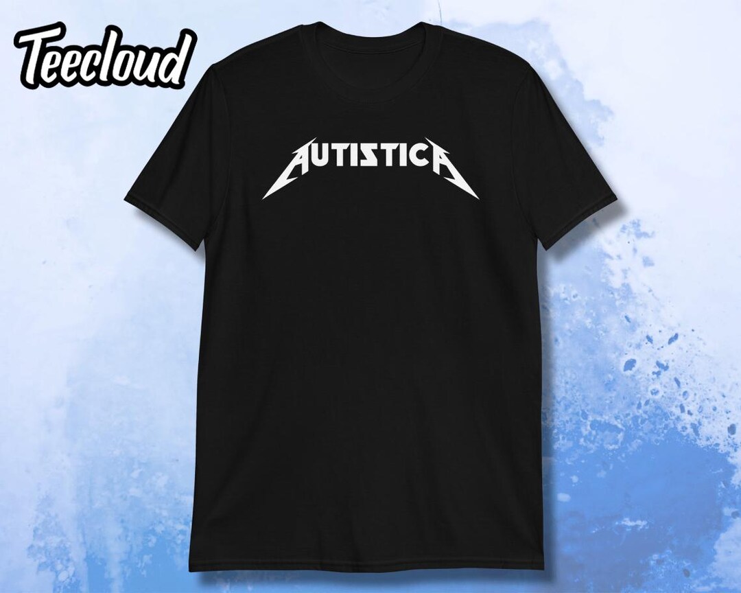 Autistica Heavy Metal Logo T-shirt | Autism Shirt, Adhd Shirt, Funny ...