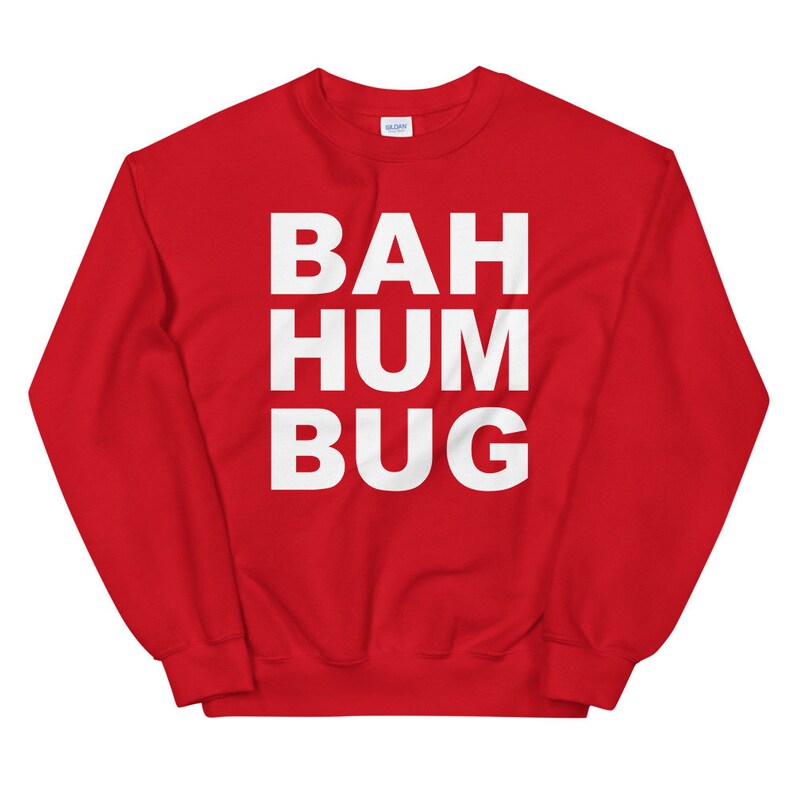 Scrooge & BAH HUMBUG His and Hers Christmas Pair Unisex Sweatshirt His ...