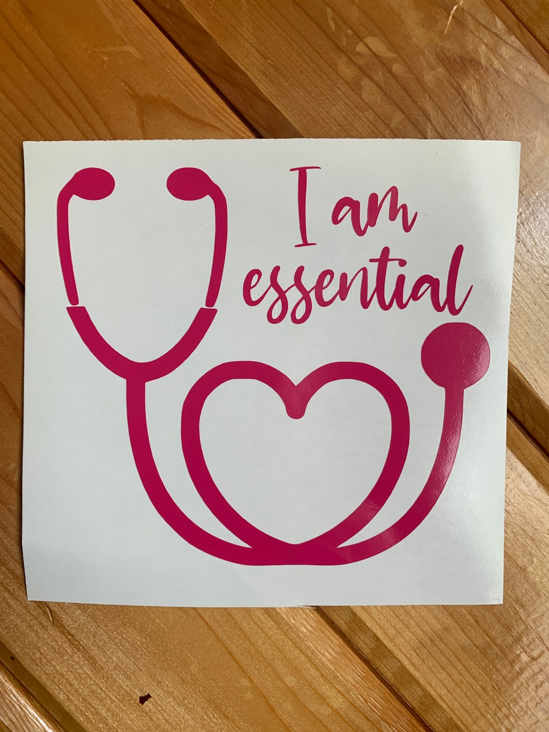 I Am Essential Vinyl Decal - Etsy