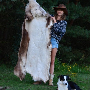 Exclusive Reindeer Skin, Natural Reindeer Pelt, Fur, Home Decor ...