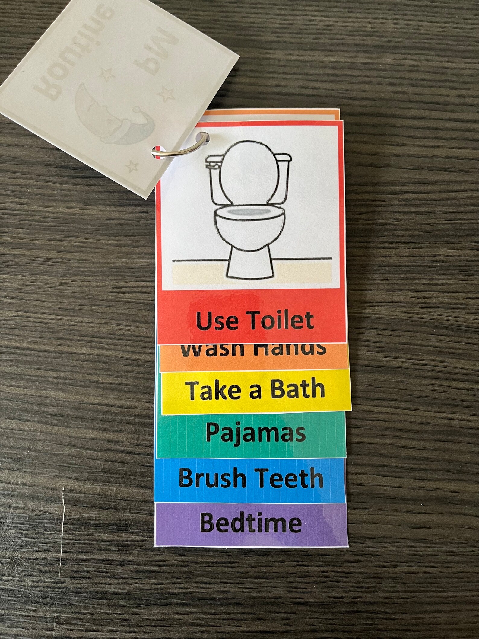 Night Time Routine Visual Aid Support Booklet - Etsy