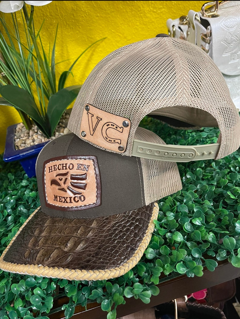 Crocodile Leather Hat Crocodile Cap Gorra De Cocodrilo | Etsy