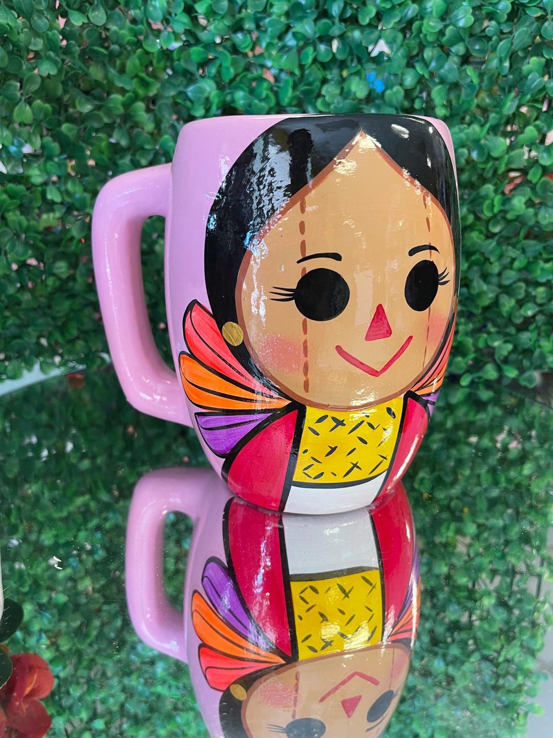 Frida Mug, Chingona Girl Mug, Hand Painted Ceramic Mug, Ceramic Mug ...
