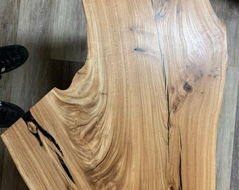 Live Edge Elm Coffee Table With Burl - Etsy