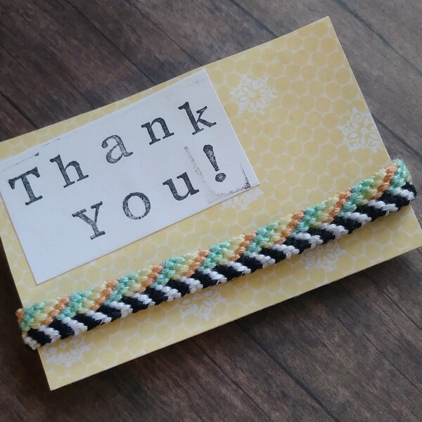 Cute Handmade Red, Orange, and Blue Lattice Chevron Bookmark or ...