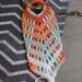 Cute Handmade Red, Orange, and Blue Lattice Chevron Bookmark or ...