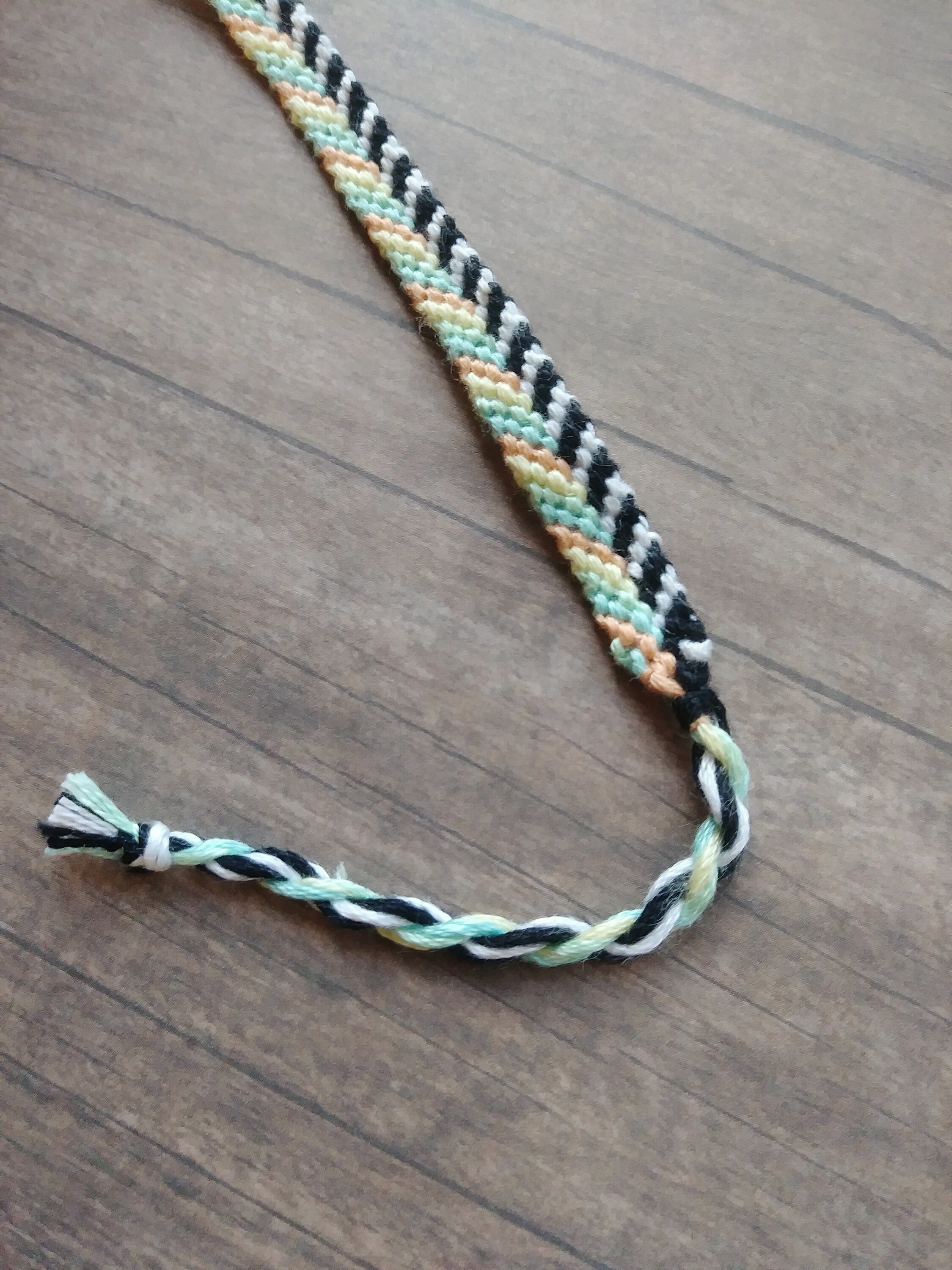 Handmade Half-and-half Chevron Friendship Bracelet - Etsy UK