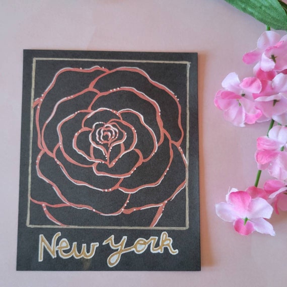 New York State Flower: Rose Flower Flowers With Meaning | Etsy