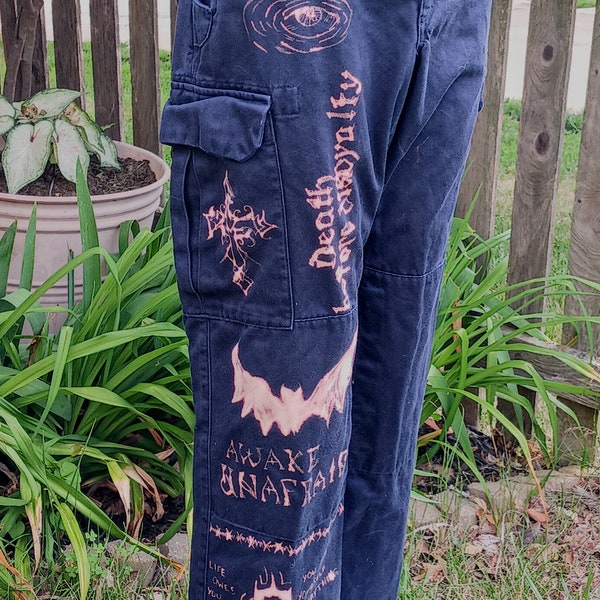 Goth Cargo Pants - Etsy