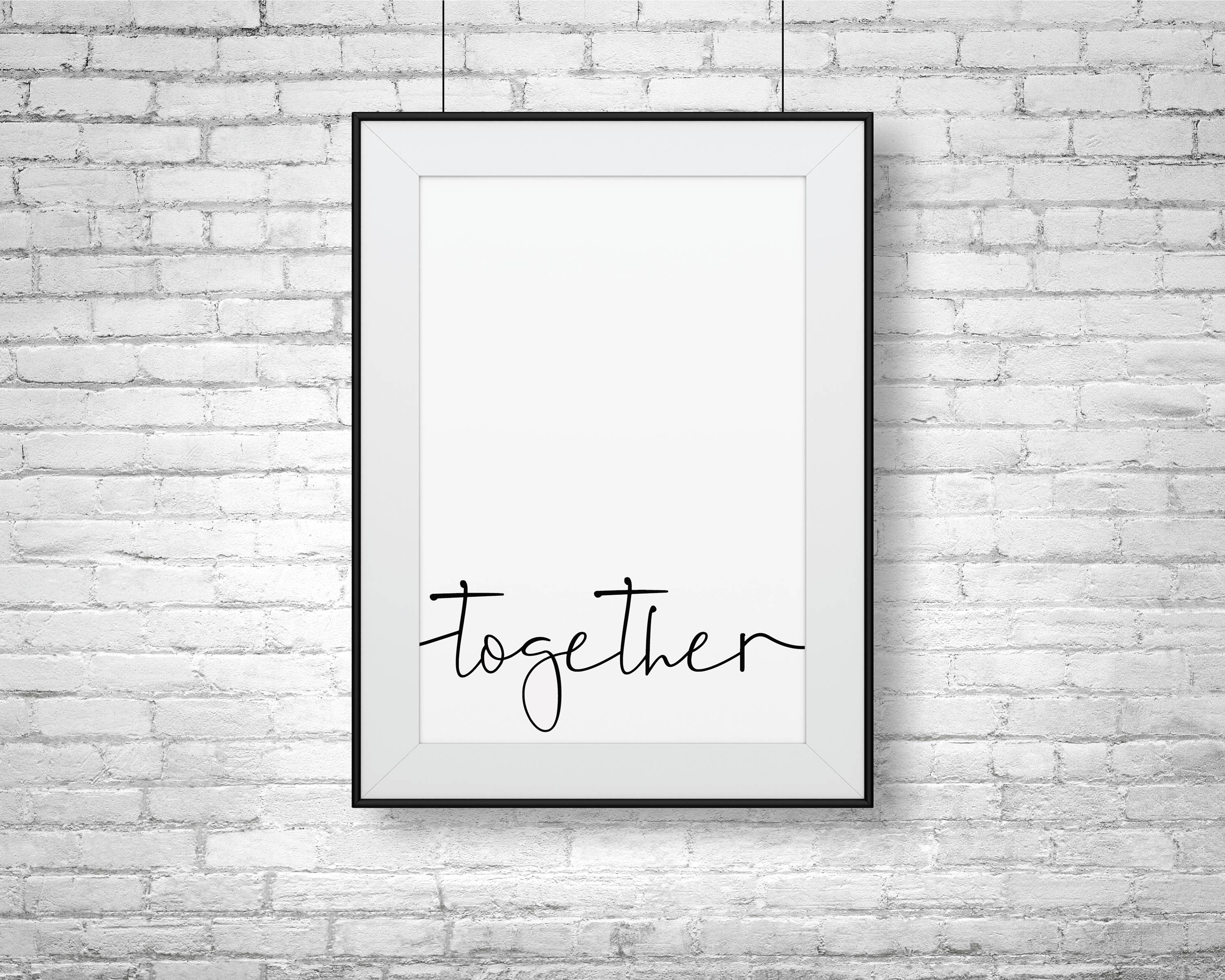 Better Together Printable Art, Set of 2 Prints, Better Together Quote ...