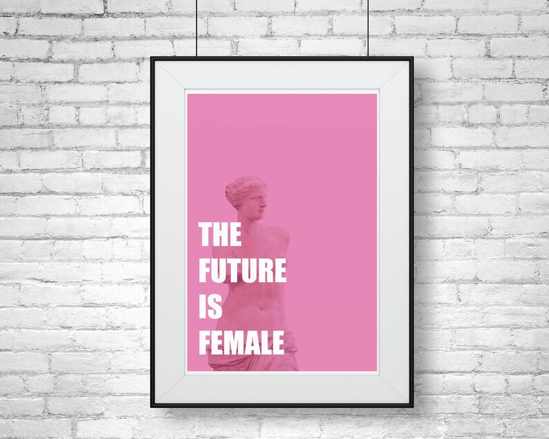 The Future is Female Poster, Pop Art Print Poster, Printable Wall Art ...