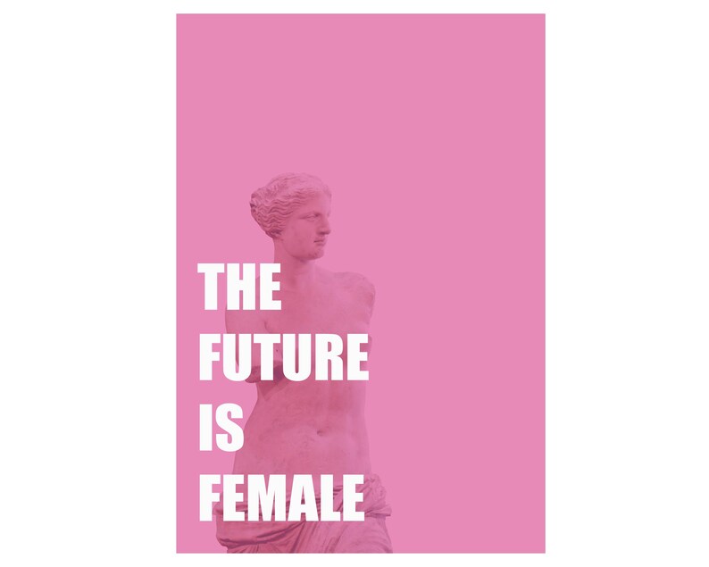 The Future is Female Poster, Pop Art Print Poster, Printable Wall Art ...